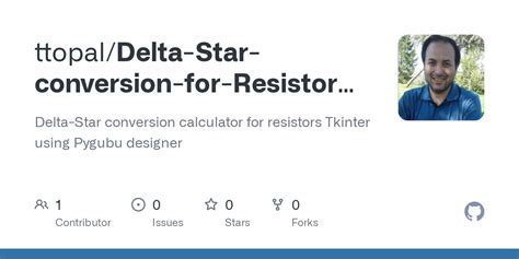 Github Ttopaldelta Star Conversion For Resistors Tkinter Delta Star