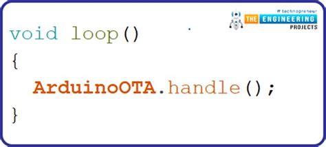 ESP32 OTA Over The Air Programming The Engineering Projects