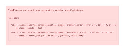 streamlit option menu is a simple streamlit component that allows users to select a single item