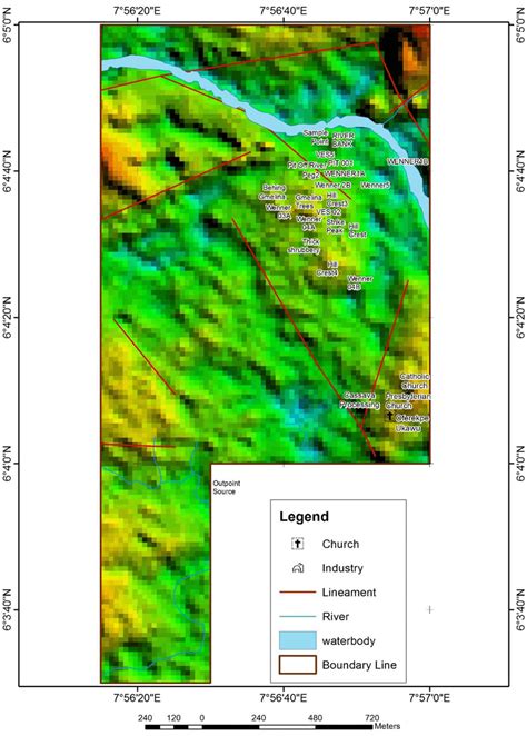Automated Lineament Map Derived From Aster Dem With Illumination Download Scientific Diagram