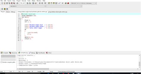 tutorial c 5 contoh program sederhana menggunakan pengulangan while