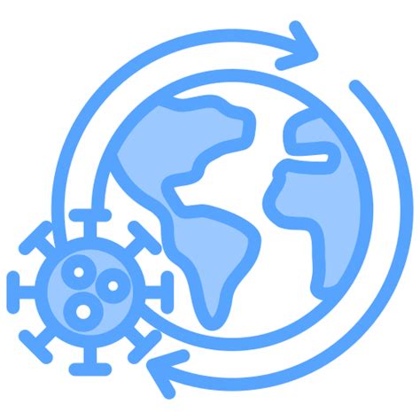 Pandemic Generic Blue Icon