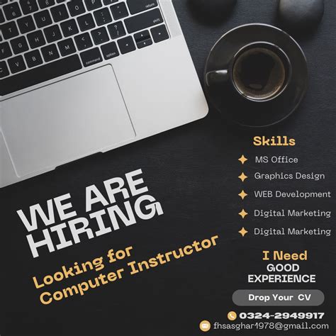 Asghar Ali Asghar Ali On Linkedin I Need A Teacher Who Is Skilled In Teaching Computer Courses