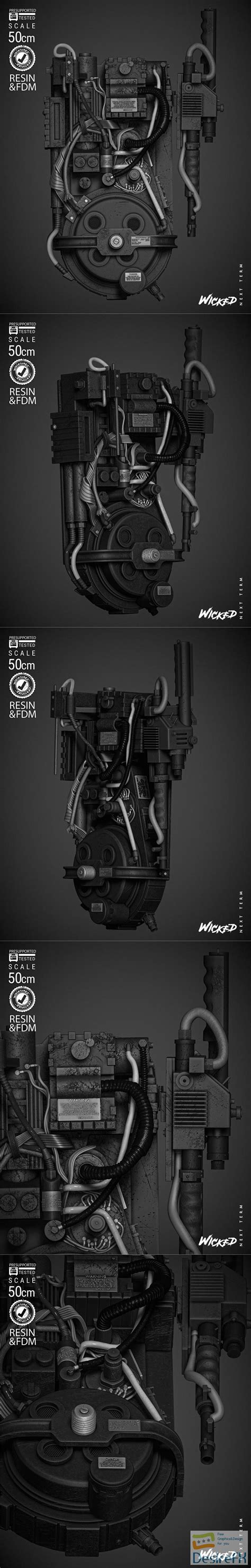 Download Wicked Proton Pack 3d Print Desirefxcom