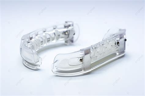 Braces Fitted To The Bottom Teeth Background Health Management Orthodontics Background Image