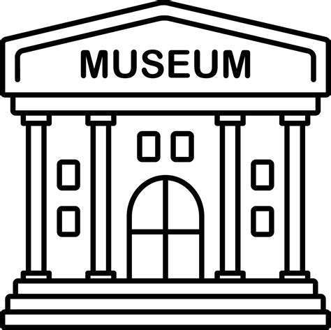 Line Icon For Museum 2212793 Vector Art At Vecteezy