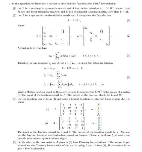 Solved 1 In This Question We Introduce A Variant Of The