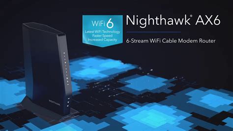 Netgear Nighthawk Docsis Ax Gbps Two In One Cable Modem Router Ax Town Green Com