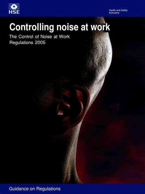 Hse Guide To Controlling Noise At Work Pdf Noise Hearing Loss