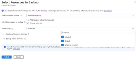 使用 Azure 備份來備份 Azure Kubernetes Service Azure Backup Microsoft Learn