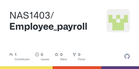 Github Nas Employee Payroll