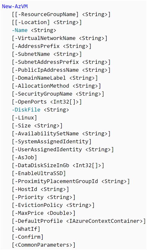 Jan David Narkiewicz Developer Azure Powershell Cmdlet Parameter And Result Complexity Get