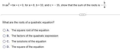 Solved In Ax Bx C For A B And C Show That The Chegg