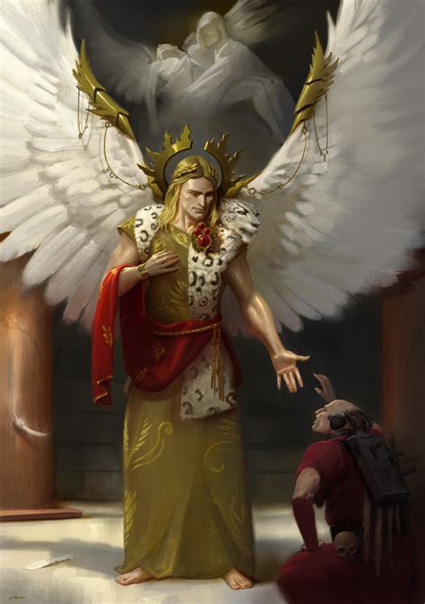 Sanguinius Warhammer 40k Drawn By Oruam Danbooru