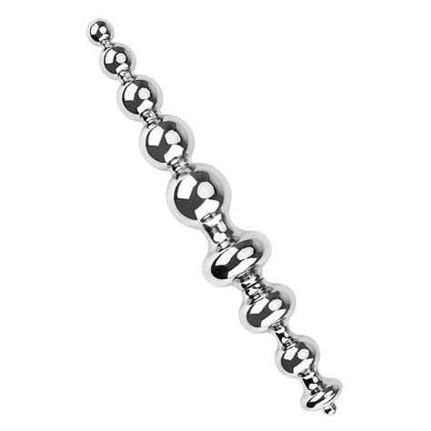 Stainless Steel Pleasure Wand Metal Double Ended Dildo Penis