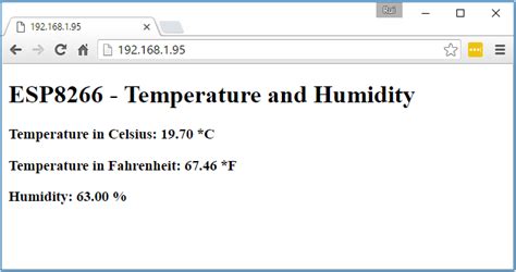 Esp8266 Dht11dht22 Web Server Arduino Ide Random Nerd Tutorials