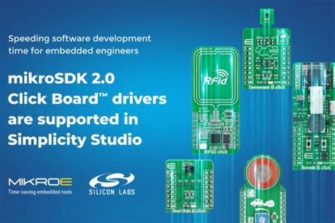 Silicon Labs Adds Support For MikroSDK Click Drivers