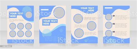 해양 산업 빈 브로셔 레이아웃 디자인 산업 정보 텍스트에 대한 빈 복사 공간이 있는 세로 포스터 템플릿 집합입니다 미리 만들어진 기업 보고서 수집 편집 가능한 전단지 용지