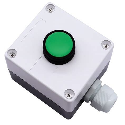 Mxuteuk Momentary Push Button Switch Station Box Exit Button Switch Abs