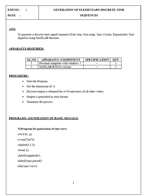 ec3492 digital signal laboratory manual pdf digital signal
