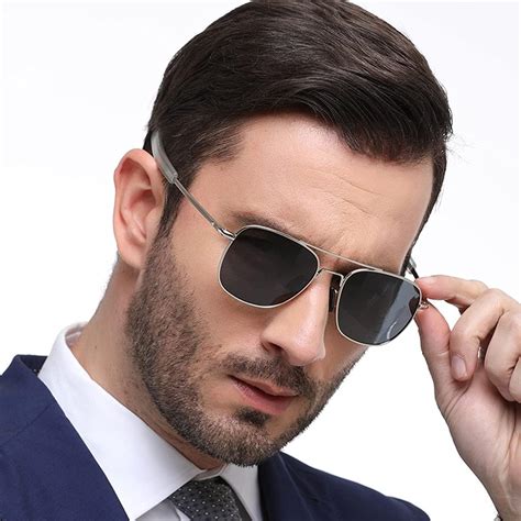 Buy Rcxkoom Mens Aviator Sunglasses American Army Military Pilot