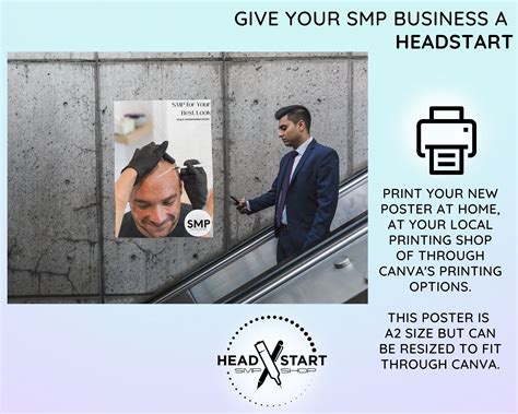 Scalp Micropigmentation Smp Poster Advertising Template Digital