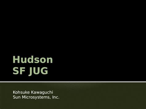 pptx learn about continuous integration with hudson directly from the
