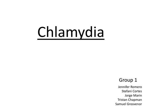 Ppt Chlamydia Powerpoint Presentation Free Download Id2417254