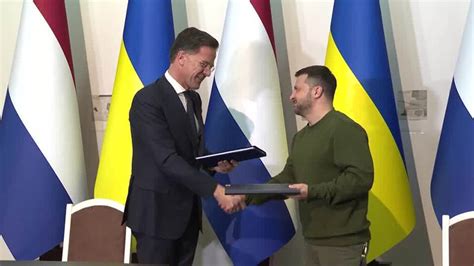 ယူကရိန်းသမ္မတနှင့် နယ်သာလန်ဝန်ကြီးချုပ်တို့ လုံခြုံရေးသဘောတူညီချက် ၁ ရပ