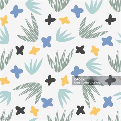 손으로 다양한 모양과 낙서 개체를 그린 추상적인 현대 현대 트렌디 한 벡터 일러스트 스탬프 텍스처 0명에 대한 스톡 벡터 아트 및 기타 이미지 Istock