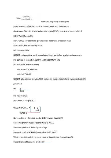 Formulas As I Learnt From Slides In The University And Home Study From Text They Are Explained