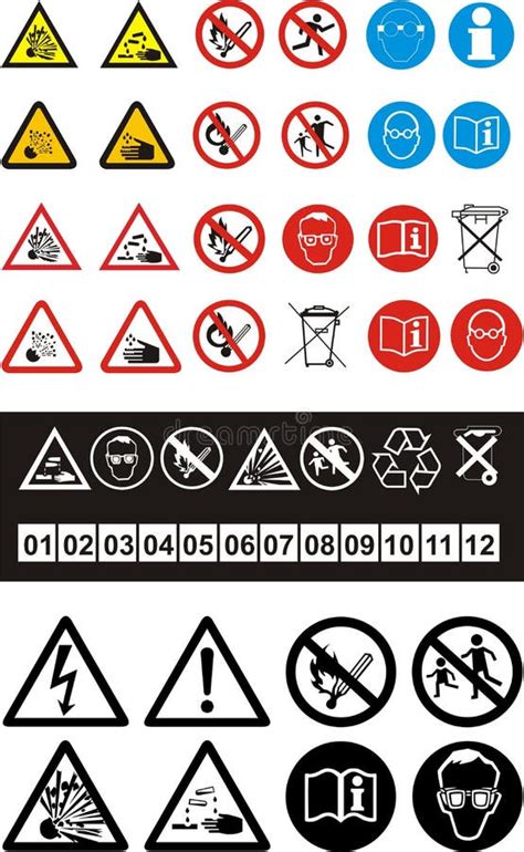 Package Marking Vector Set 50 Pcs Official ISO 7000 Package Handling