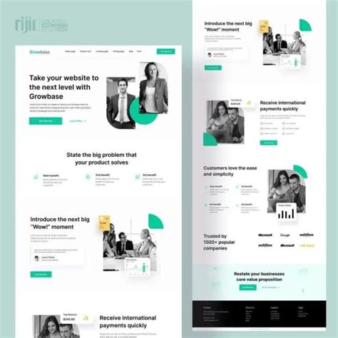 Do Clean Website Ui Design Website Landing Page Ui Ux Design Figma By Natashdesigns Fiverr