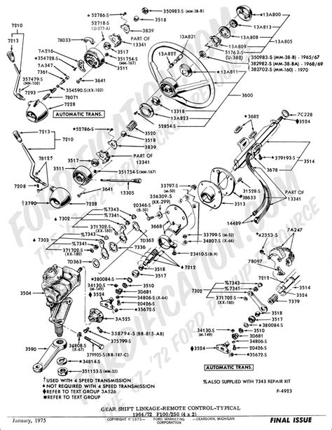 Ford Truck Technical Drawings And Schematics Section G Drivetrain