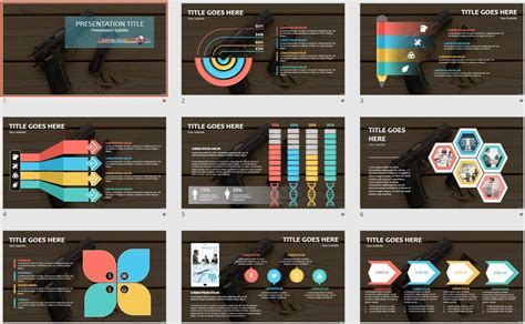 Weapons Powerpoint Template 25645 Sagefox Free Powerpoint Templates