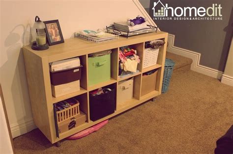 Diy Expedit Bookshelf Cubby Doors