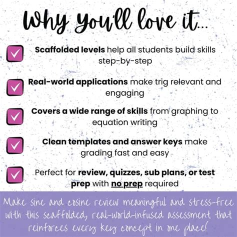 Graphing Sine And Cosine Review Quiz Transformations And Real World Models