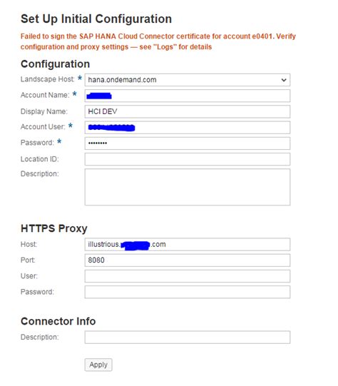 Solved Failed To Sign The Sap Hana Cloud Connector Certif Sap Community
