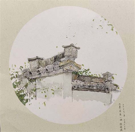 学校举办皖南写生作品展