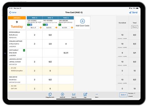 Construction Time Card Software Hcss