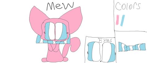 Mew Reference Sheet By Psychopikachu2001 On Deviantart