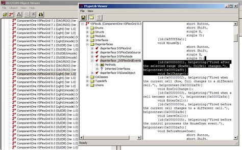 Flexgrid 8 In C And Eventhandling Activex Edition Componentone