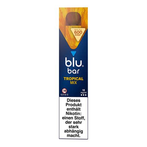E Zigarette Blu Bar Einweg Tropical Mix 18 Mg 28104