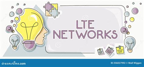 Sign Displaying Lte Networks Business Showcase Fastest Network Connection Available For