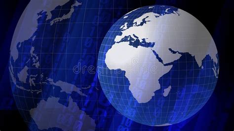 Global Communication And Binary Globe Exploring Cyber World Of Global