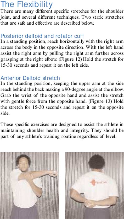 Posterior Deltoid And Rotator Cuff Stretch Download Scientific Diagram