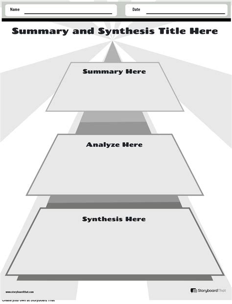 Free Synthesis Worksheet Maker Create Summary Worksheets