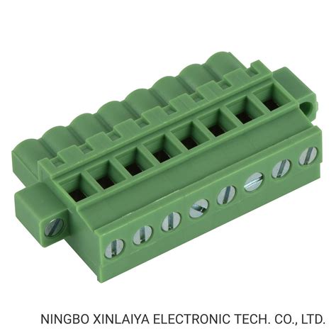 Plug In Terminal Block With Side Mount For PCB Soldering Terminal Block And PCB Terminal Block