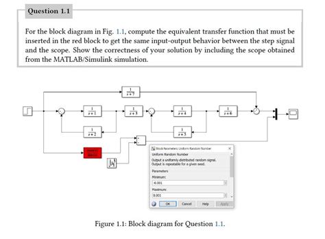 Solved For The Block Diagram In Fig 11 Compute The