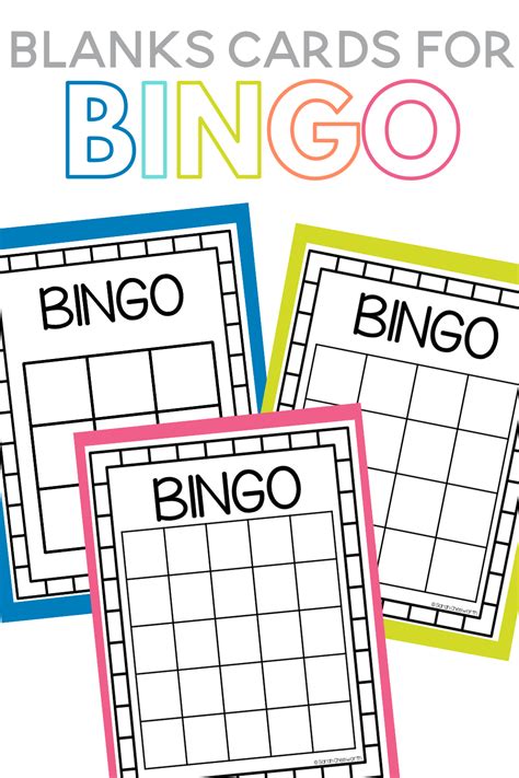 Free Blank Bingo Printable Cards And Templates Artofit